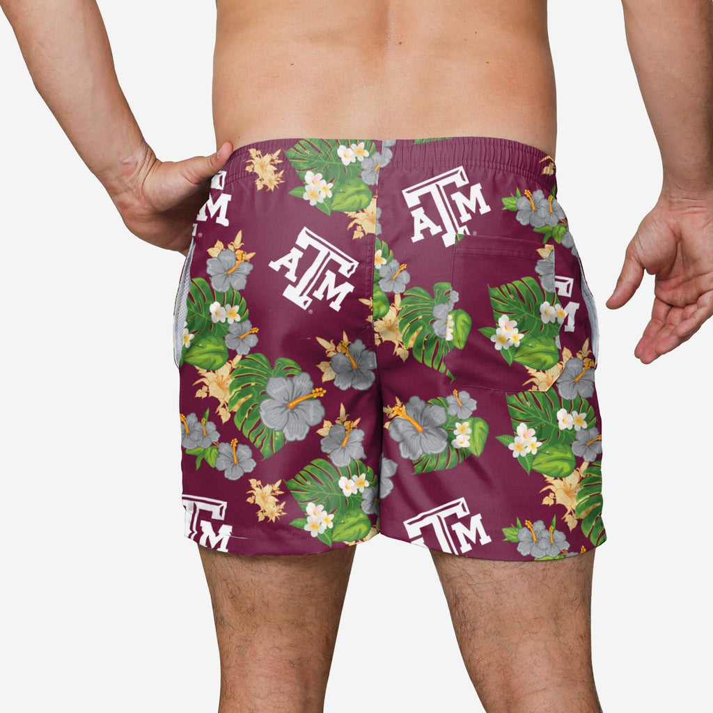 Texas A&M Aggies Floral Swimming Trunks FOCO