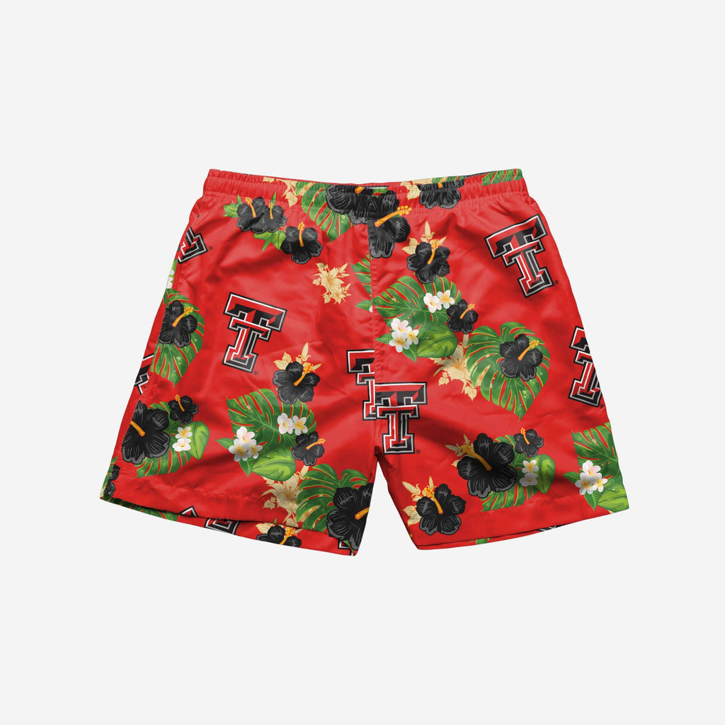 Texas Tech Red Raiders Floral Swimming Trunks FOCO