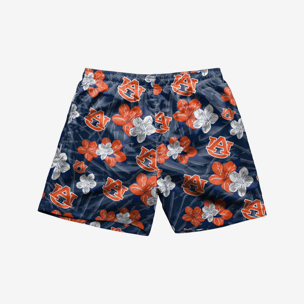 Auburn Tigers Hibiscus Swimming Trunks FOCO