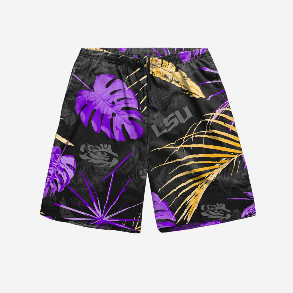 LSU Tigers Neon Palm Shorts FOCO