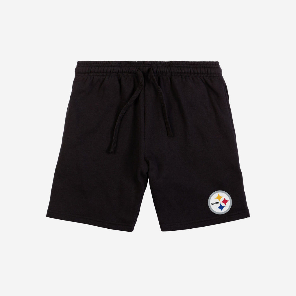 Pittsburgh Steelers Solid Fleece Shorts FOCO