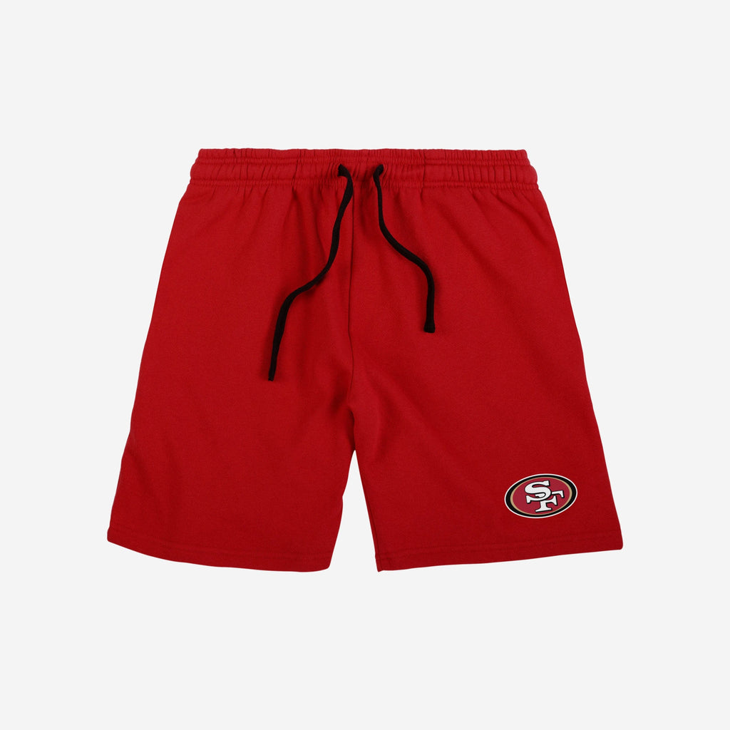 San Francisco 49ers Solid Fleece Shorts FOCO