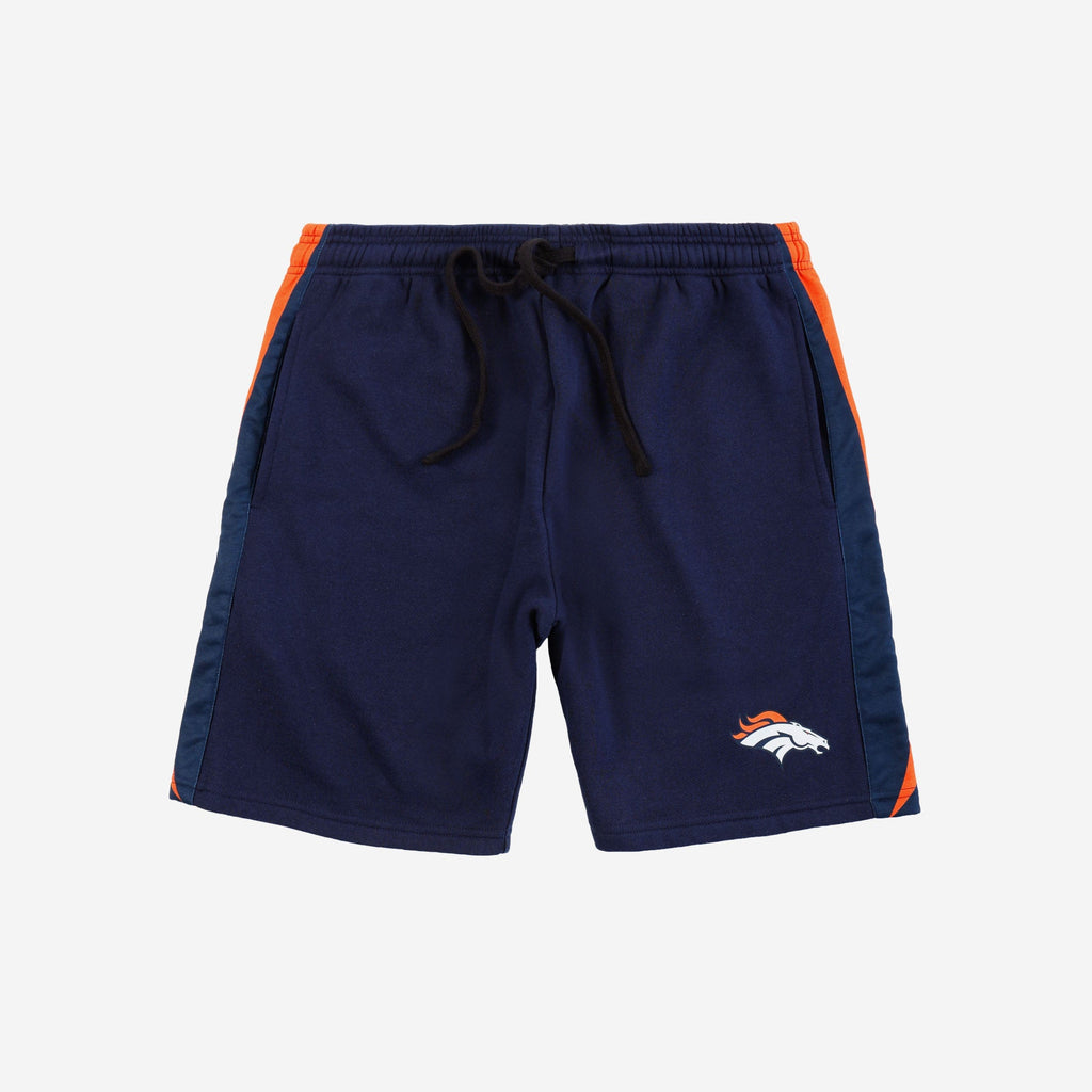 Denver Broncos Side Stripe Fleece Shorts FOCO
