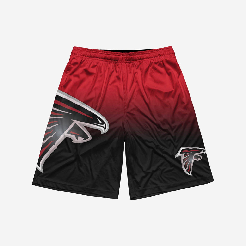 Atlanta Falcons Gradient Big Logo Training Shorts FOCO