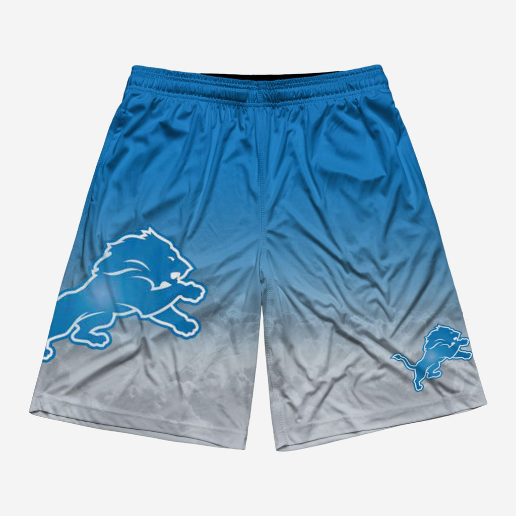 Detroit Lions Gradient Big Logo Training Shorts FOCO