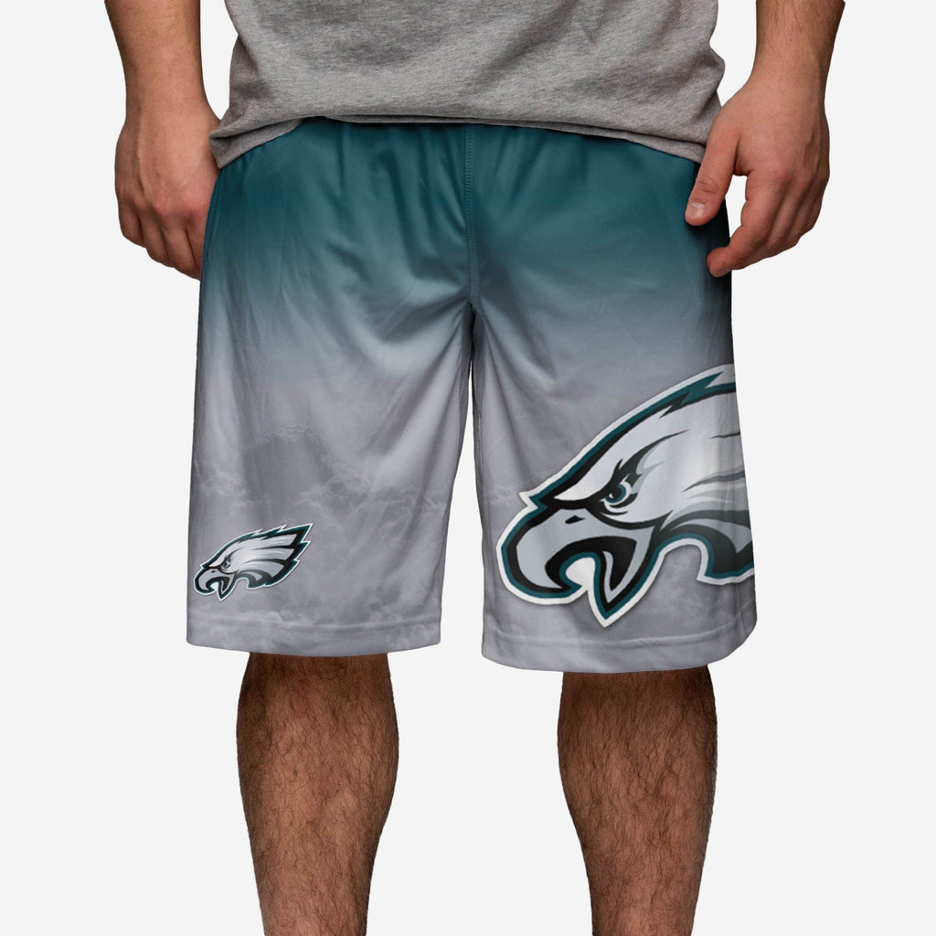 Philadelphia Eagles Gradient Big Logo Training Shorts FOCO