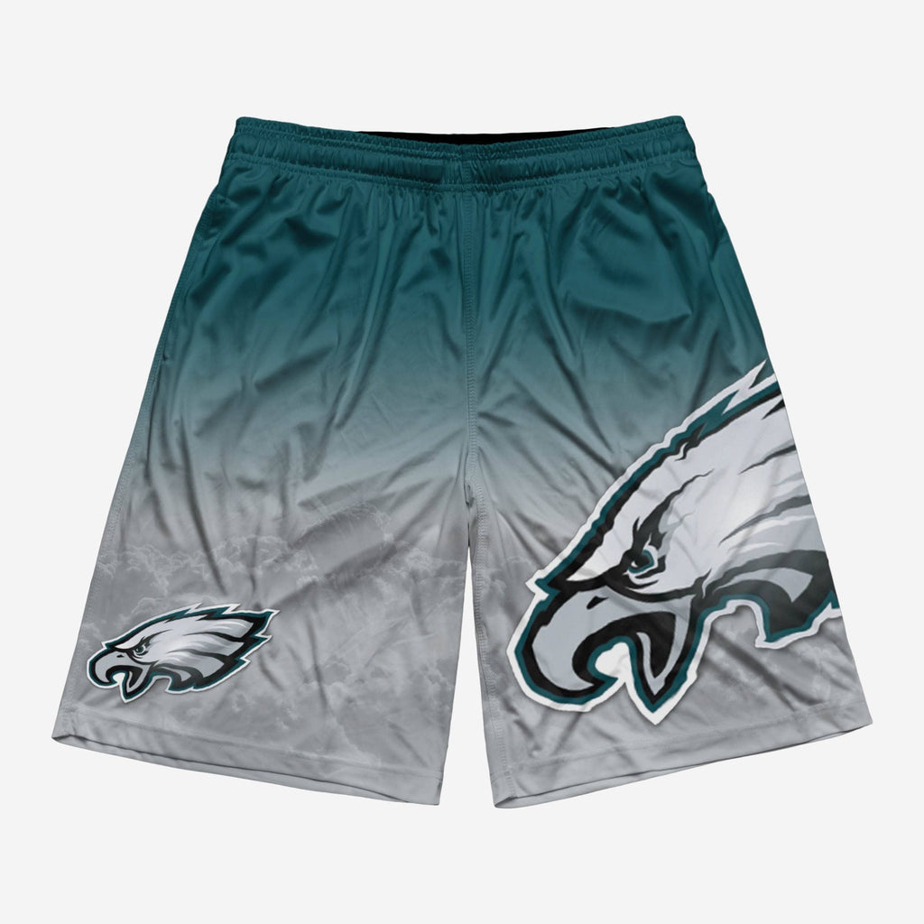 Philadelphia Eagles Gradient Big Logo Training Shorts FOCO