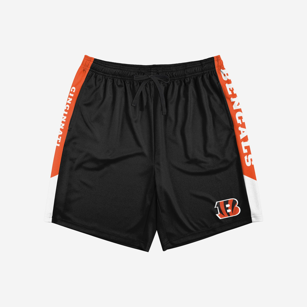 Cincinnati Bengals Side Stripe Training Shorts FOCO