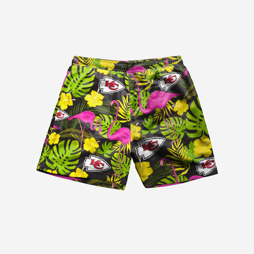 Kansas City Chiefs Highlights Swimming Trunks FOCO