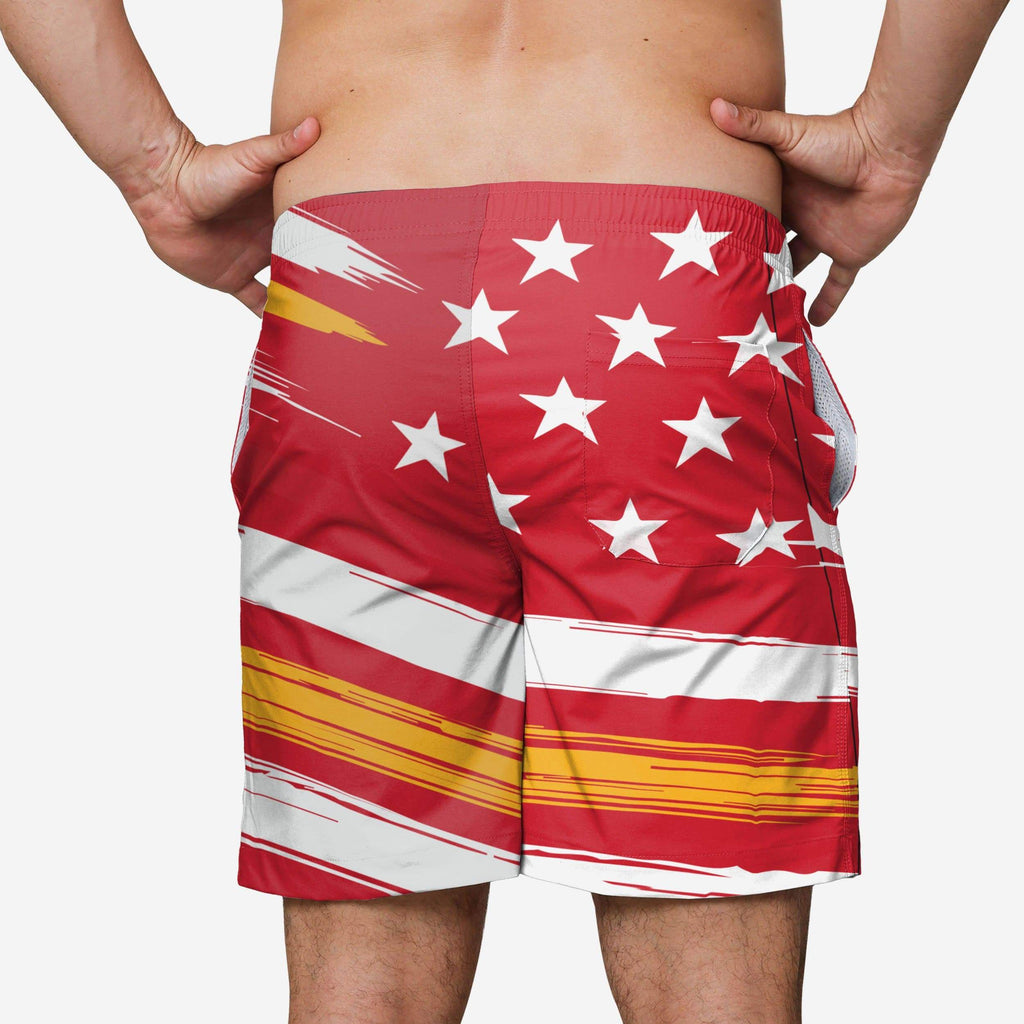 Kansas City Chiefs Americana Swimming Trunks FOCO