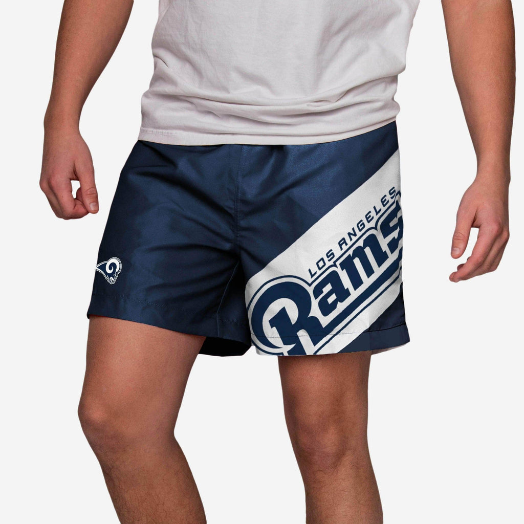 Los Angeles Rams Big Logo 5.5" Swimming Trunks FOCO