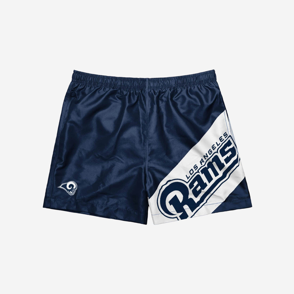 Los Angeles Rams Big Logo 5.5" Swimming Trunks FOCO