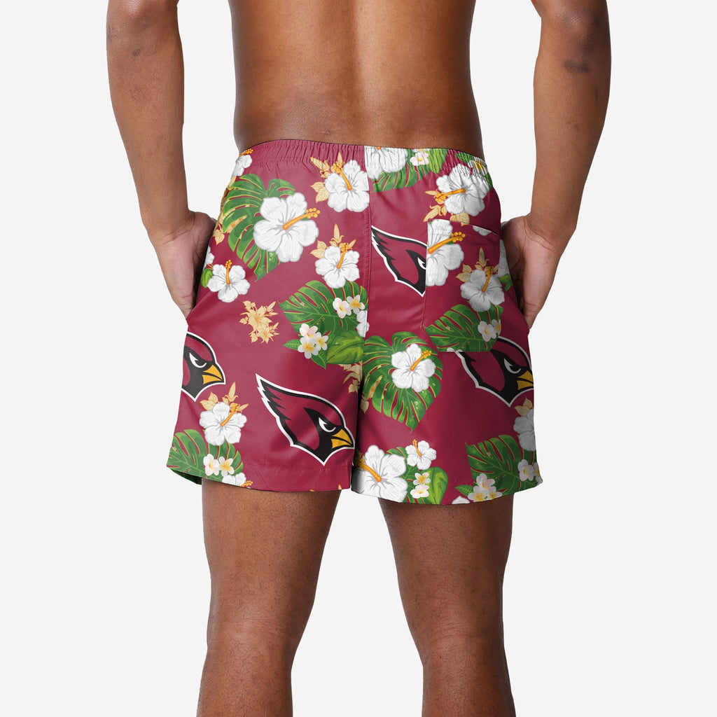 Arizona Cardinals Floral Swimming Trunks FOCO