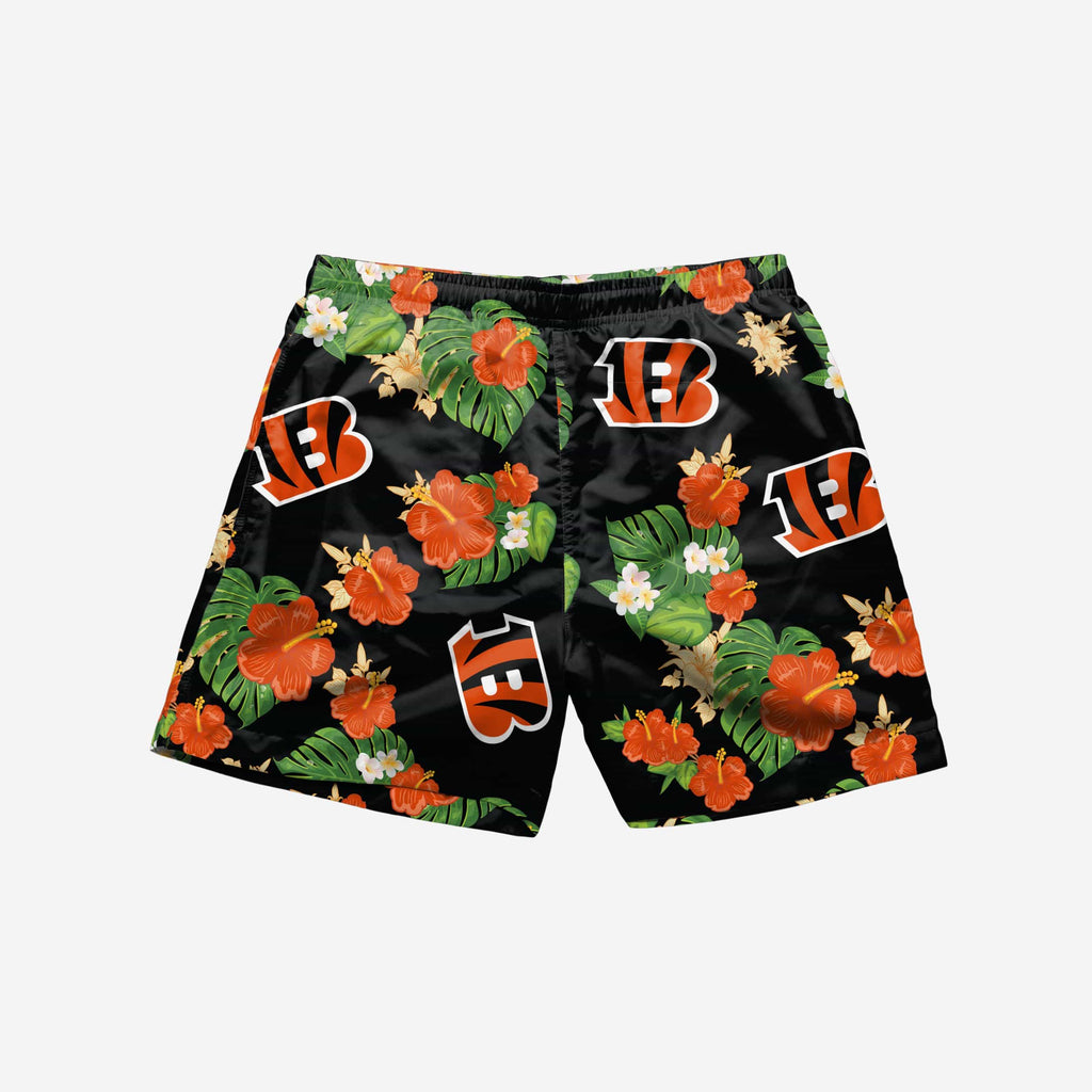 Cincinnati Bengals Floral Swimming Trunks FOCO