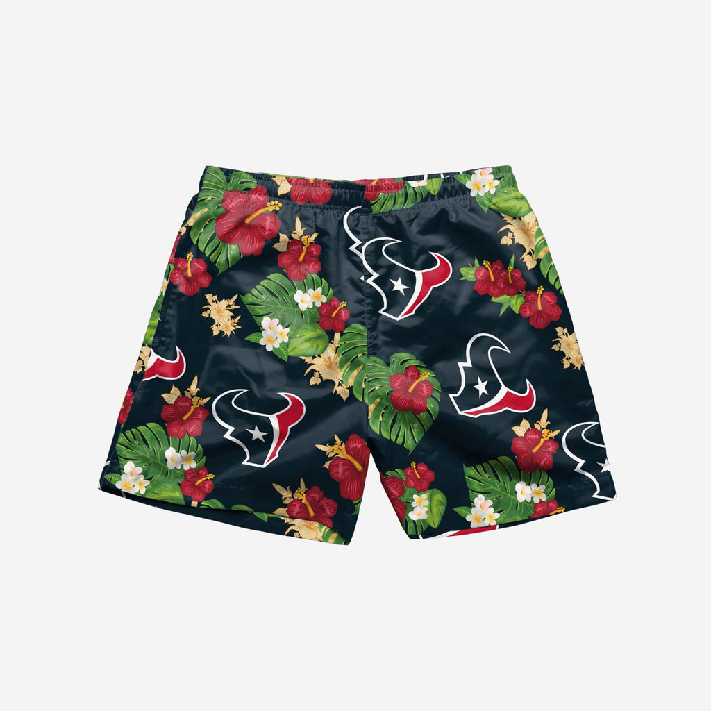 Houston Texans Floral Swimming Trunks FOCO