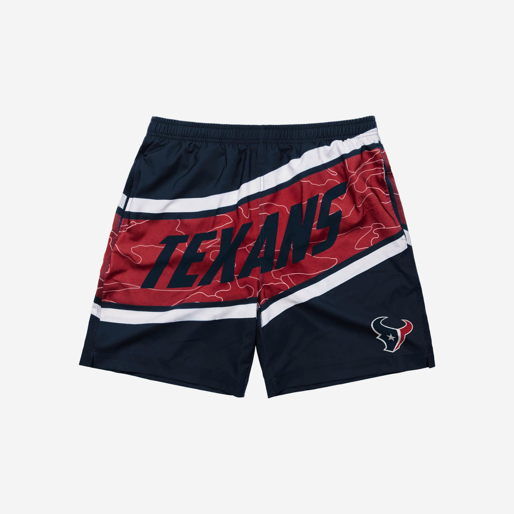 Houston Texans Big Wordmark Swimming Trunks FOCO