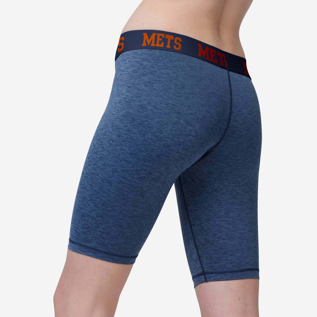 New York Mets Womens Team Color Static Bike Shorts FOCO