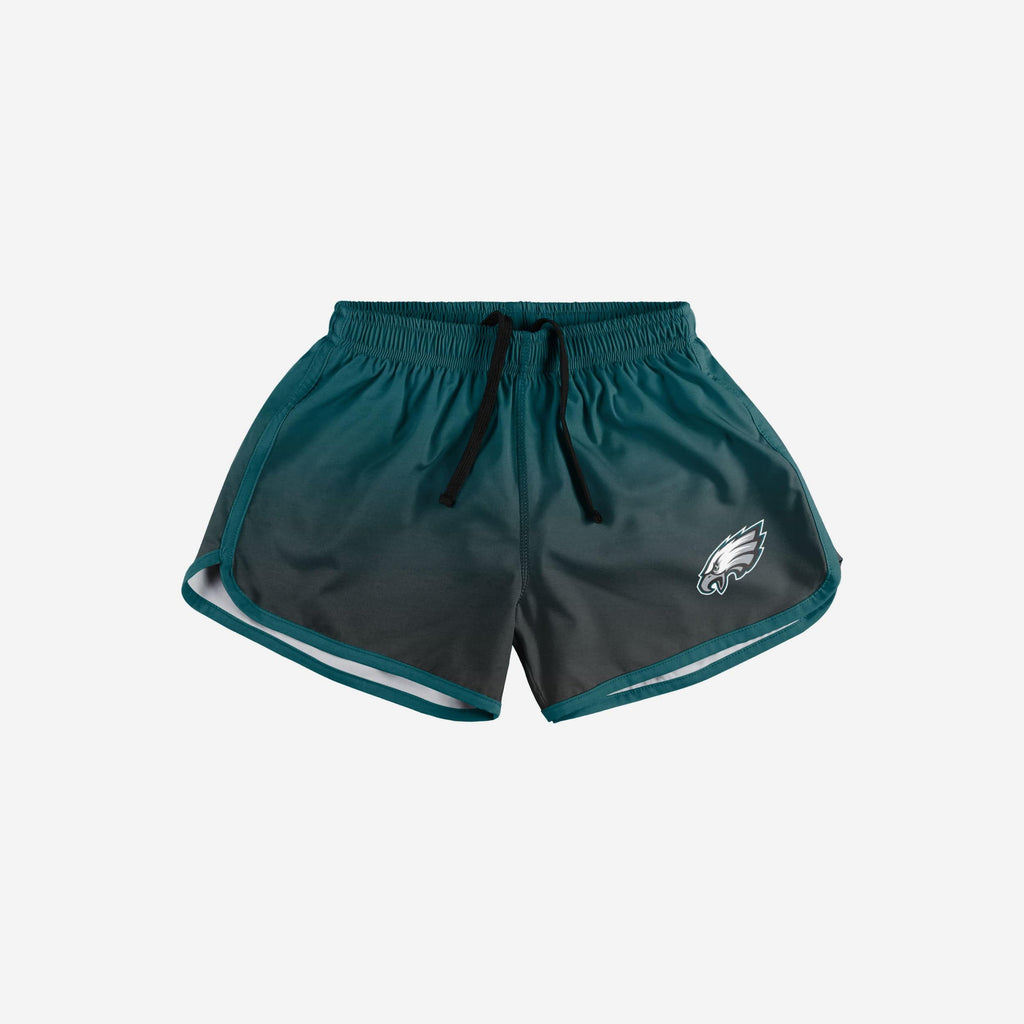 Philadelphia Eagles Womens Gradient Running Shorts FOCO
