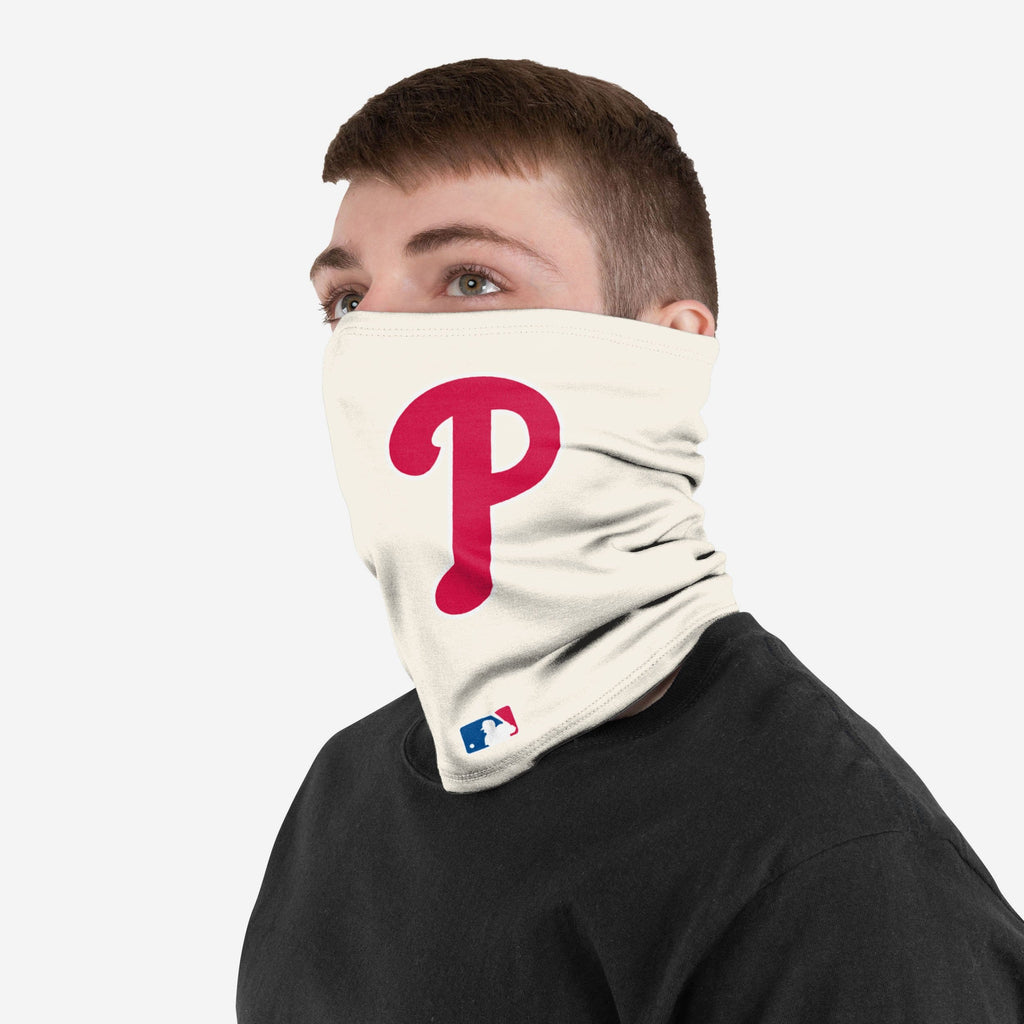 Philadelphia Phillies On-Field Cream UV Gaiter Scarf FOCO