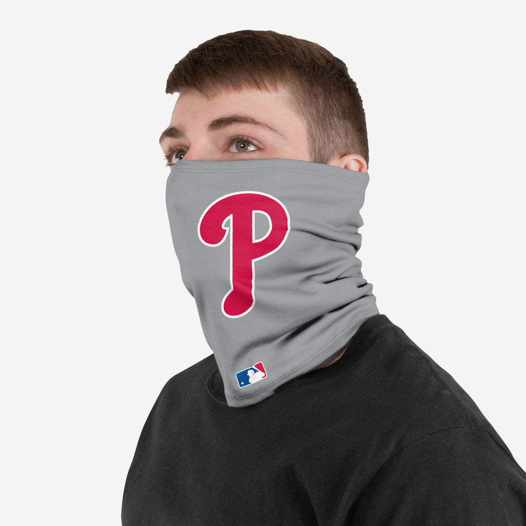Philadelphia Phillies On-Field Gray UV Gaiter Scarf FOCO