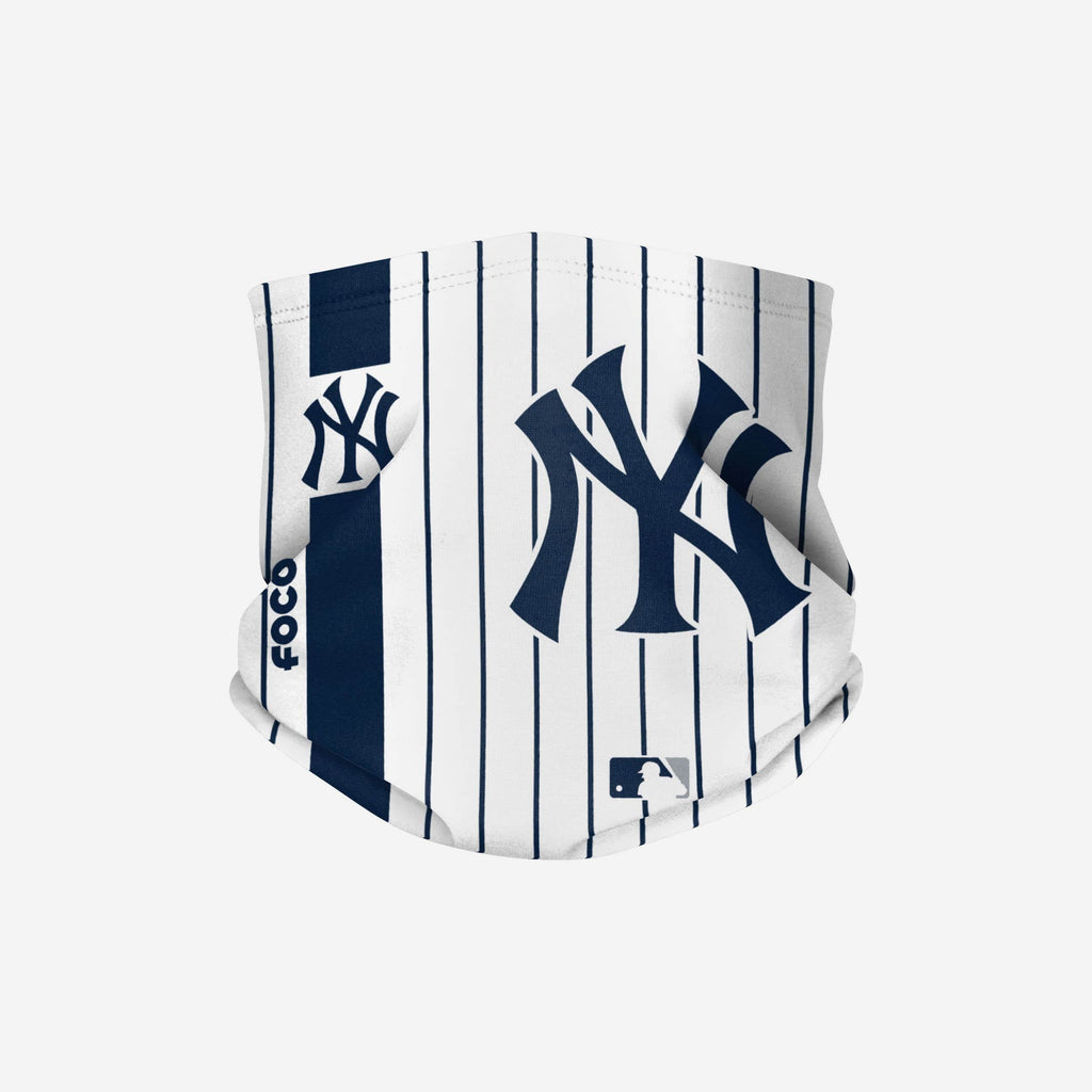 New York Yankees On-Field Pinstripe UV Gaiter Scarf FOCO