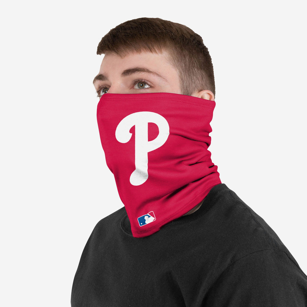 Philadelphia Phillies On-Field Red UV Gaiter Scarf FOCO