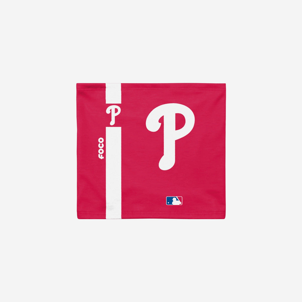 Philadelphia Phillies On-Field Red UV Gaiter Scarf FOCO
