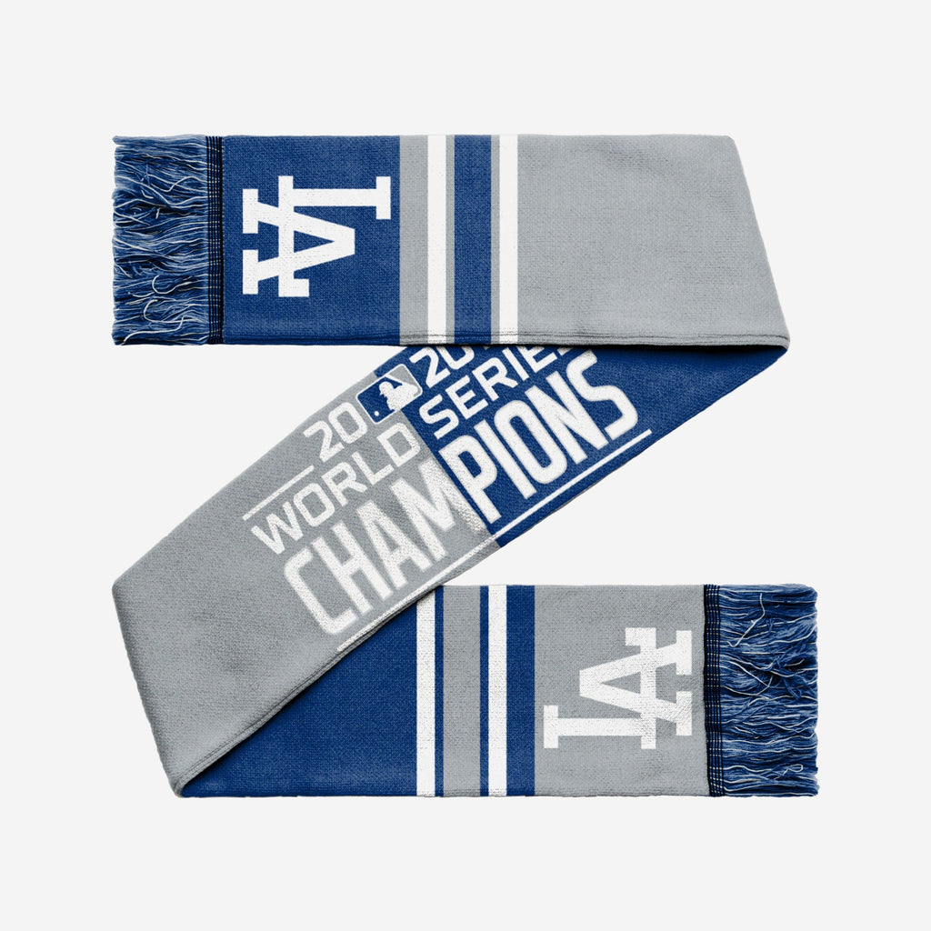 Los Angeles Dodgers 2020 World Series Champions Acrylic Scarf FOCO