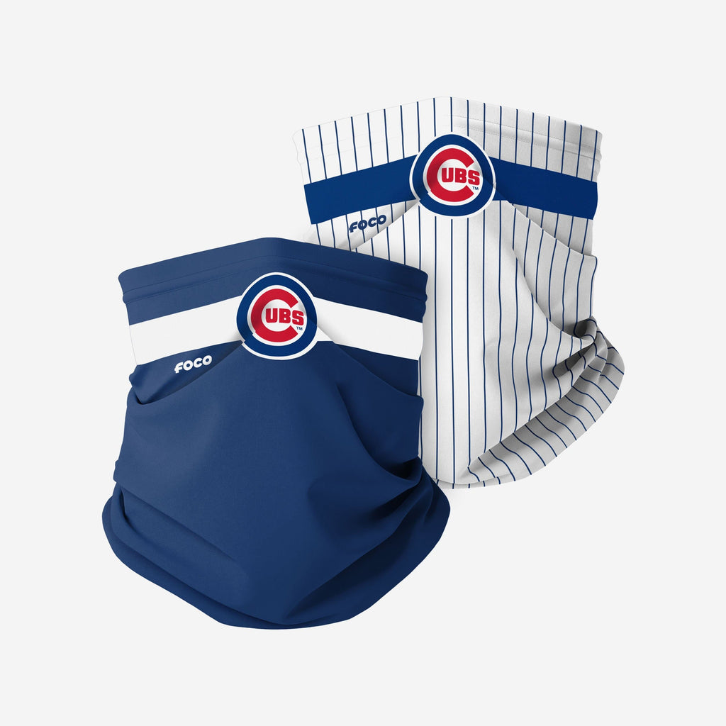 Chicago Cubs Stitched 2 Pack Gaiter Scarf FOCO