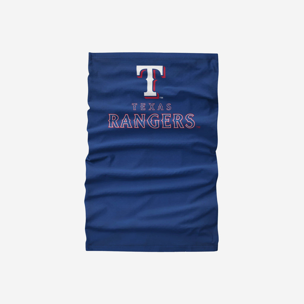 Texas Rangers Team Logo Stitched Gaiter Scarf FOCO