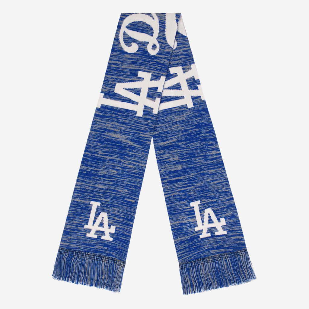 Los Angeles Dodgers Wordmark Big Logo Colorblend Scarf FOCO