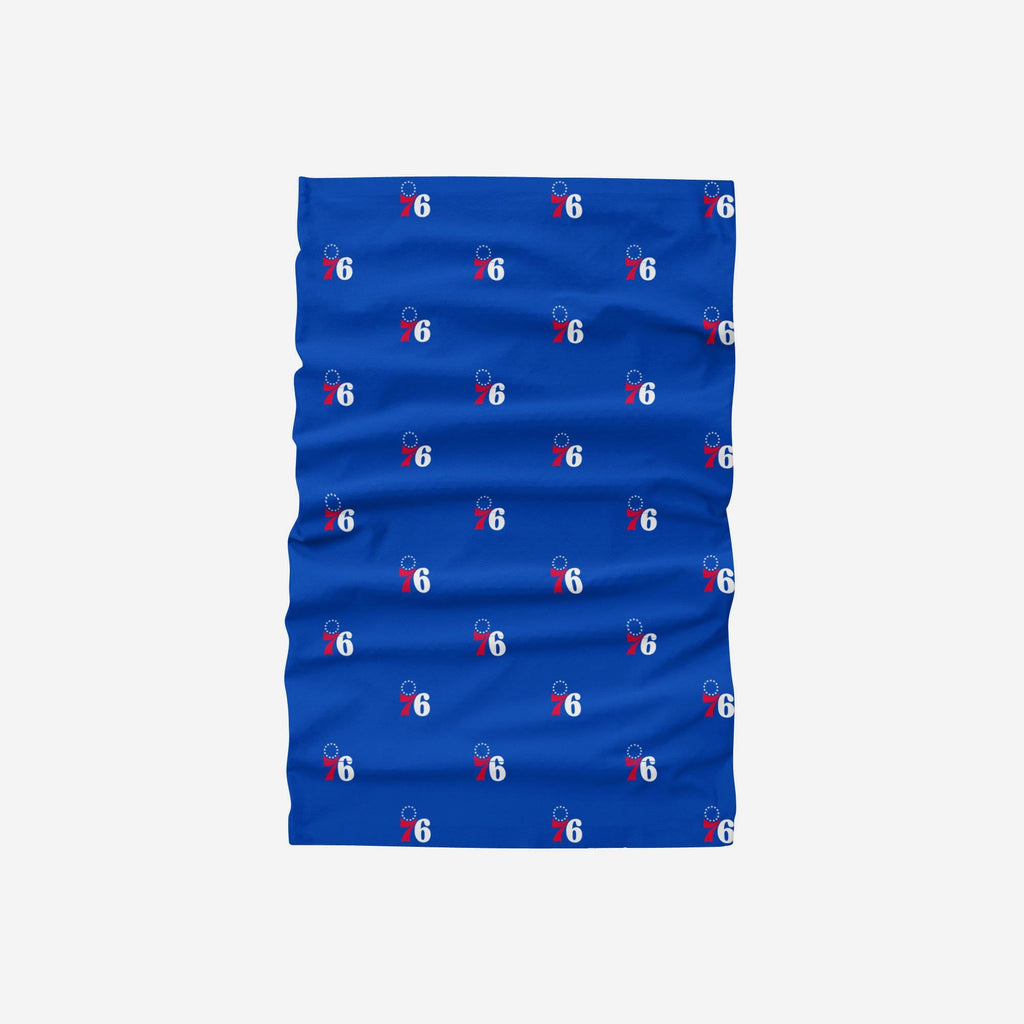 Philadelphia 76ers Mini Print Logo Gaiter Scarf FOCO