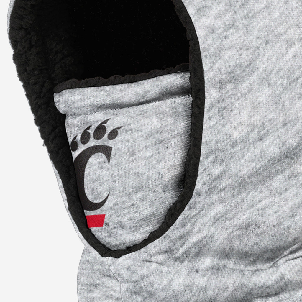 Cincinnati Bearcats Heather Grey Big Logo Hooded Gaiter FOCO