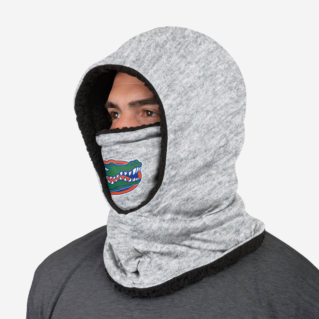 Florida Gators Heather Grey Big Logo Hooded Gaiter FOCO