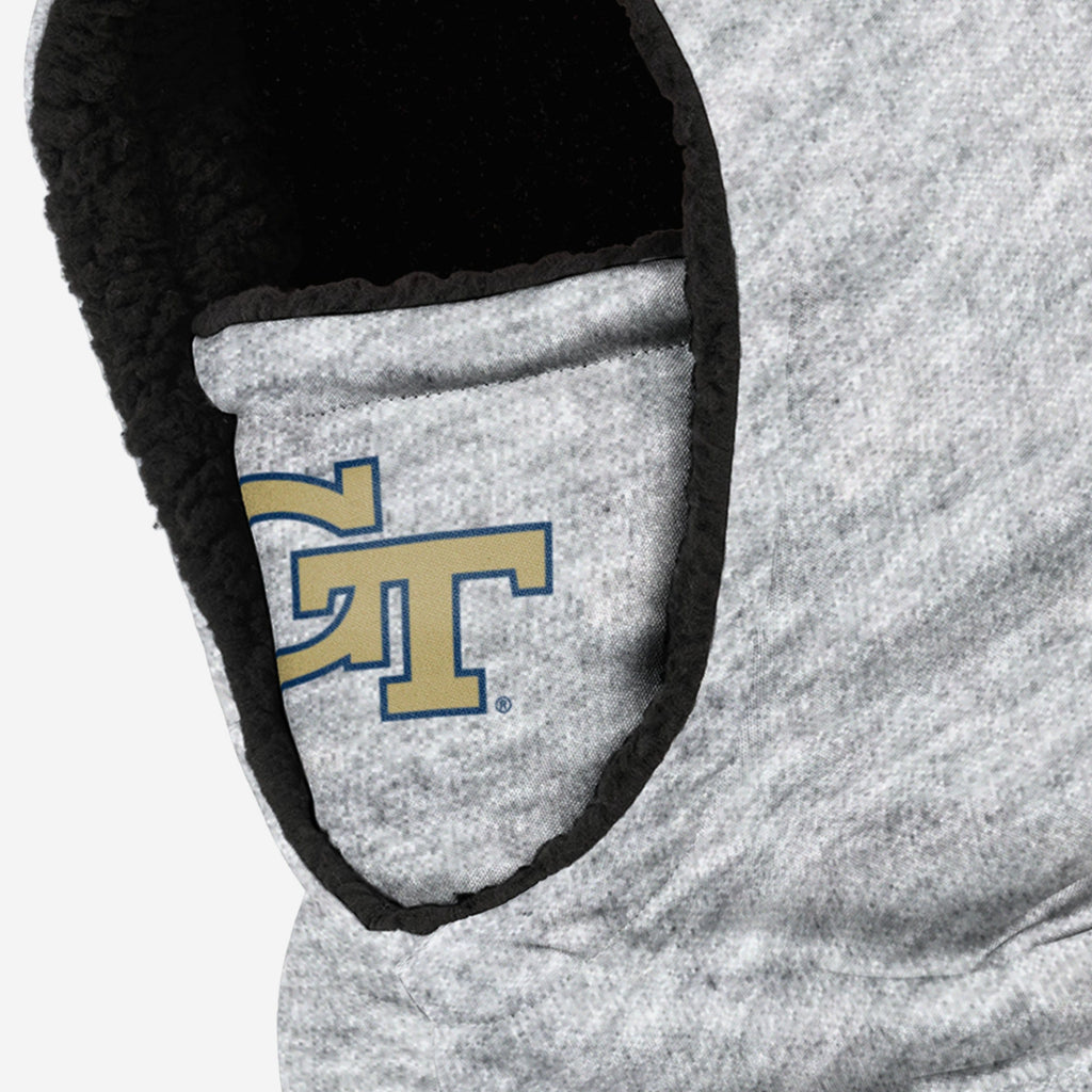 Georgia Tech Yellow Jackets Heather Grey Big Logo Hooded Gaiter FOCO
