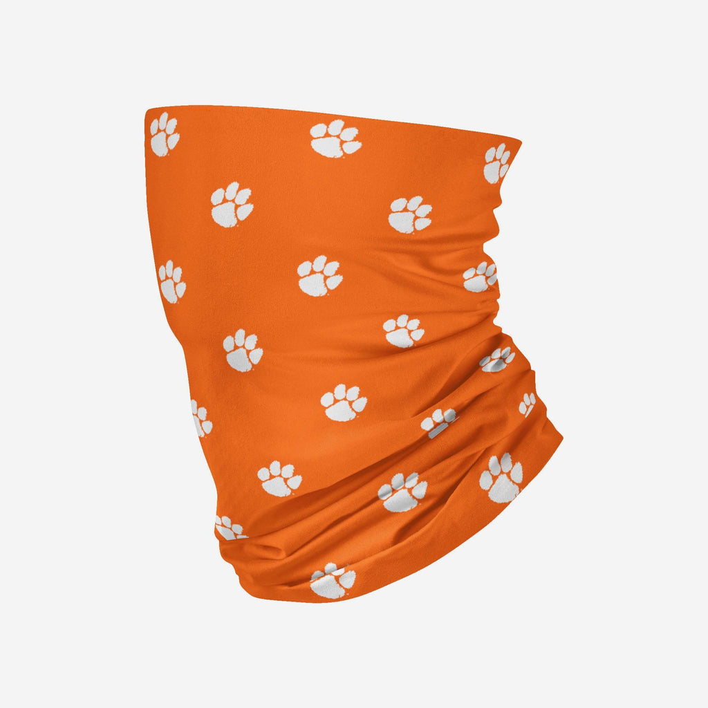 Clemson Tigers Mini Print Logo Gaiter Scarf FOCO