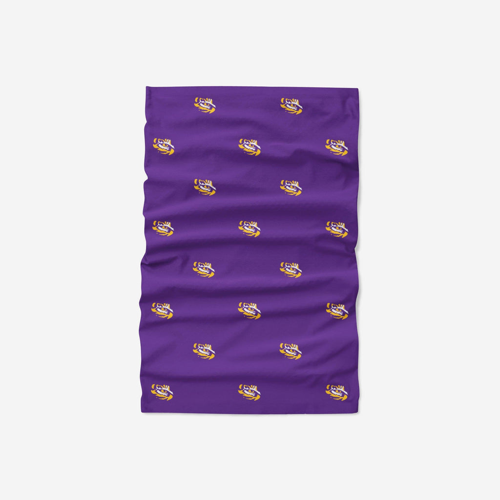 LSU Tigers Mini Print Logo Gaiter Scarf FOCO