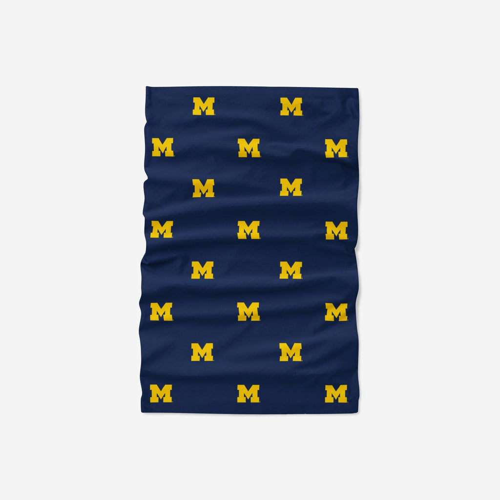 Michigan Wolverines Mini Print Logo Gaiter Scarf FOCO