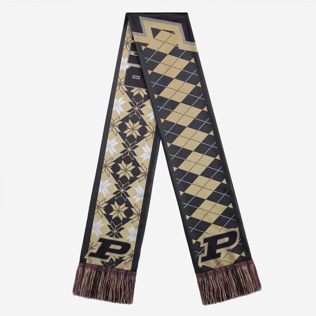 Purdue Boilermakers Reversible Ugly Scarf FOCO