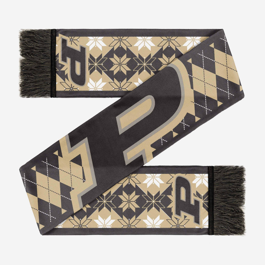Purdue Boilermakers Reversible Ugly Scarf FOCO