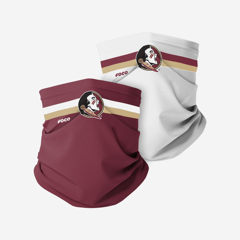 Florida State Seminoles Stitched 2 Pack Gaiter Scarf FOCO