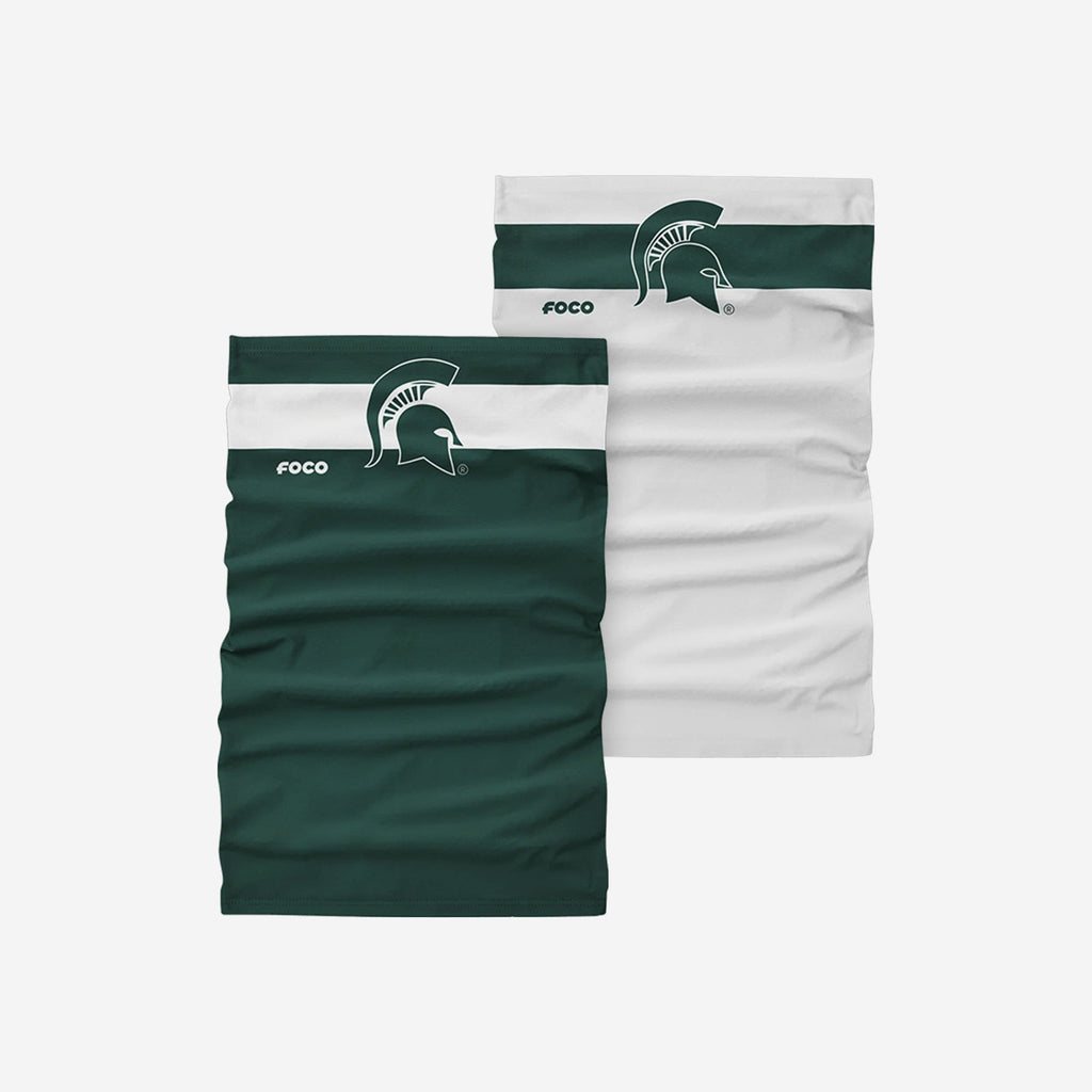 Michigan State Spartans Stitched 2 Pack Gaiter Scarf FOCO