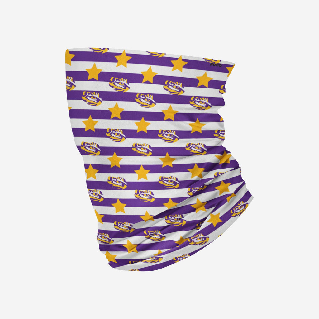 LSU Tigers Stars & Stripes Gaiter Scarf FOCO