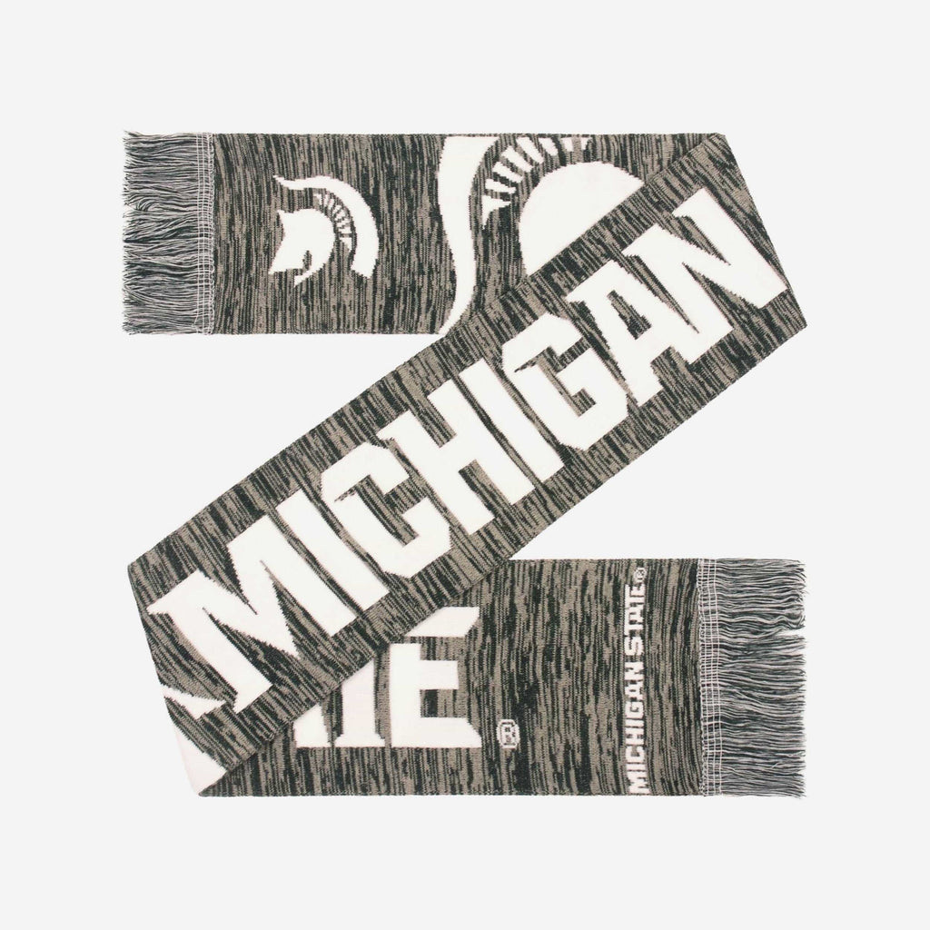 Michigan State Spartans Wordmark Big Logo Colorblend Scarf FOCO