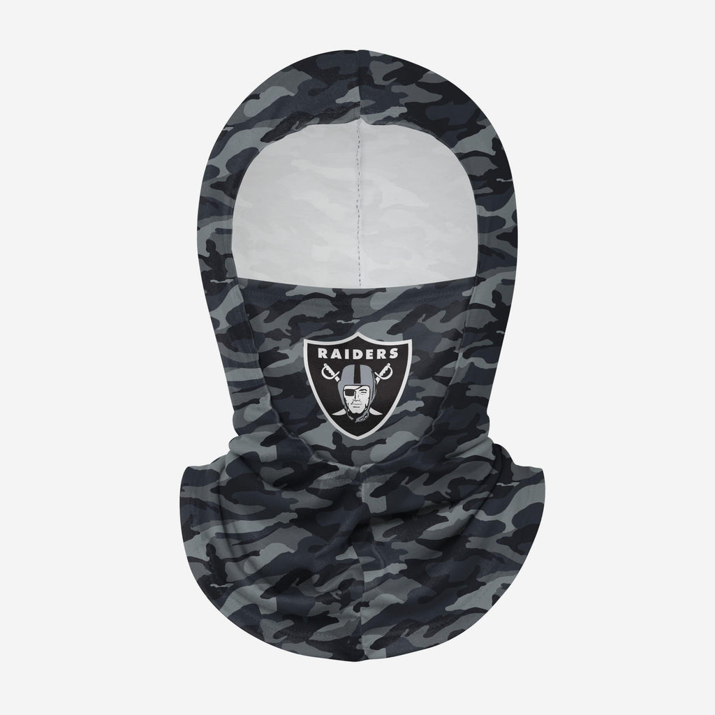 Las Vegas Raiders Camo Lightweight Hooded Gaiter FOCO
