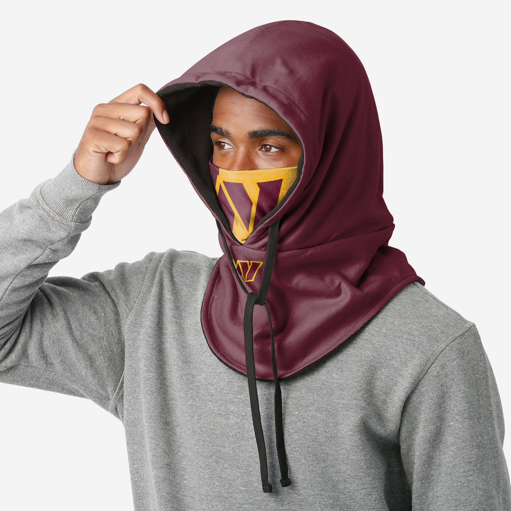 Washington Commanders Drawstring Hooded Gaiter FOCO