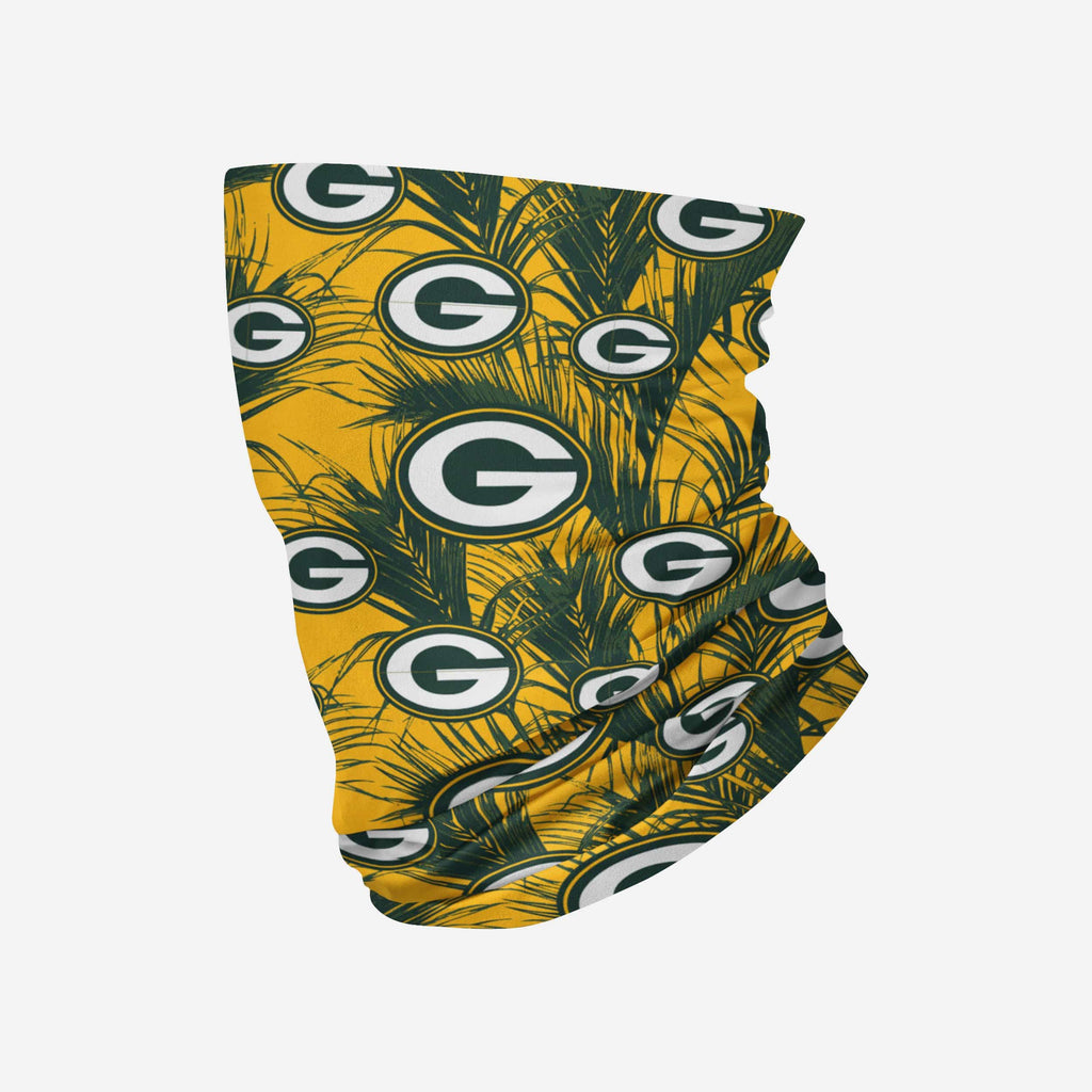 Green Bay Packers Floral UV Gaiter Scarf FOCO