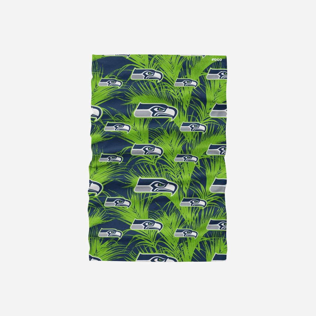 Seattle Seahawks Floral UV Gaiter Scarf FOCO