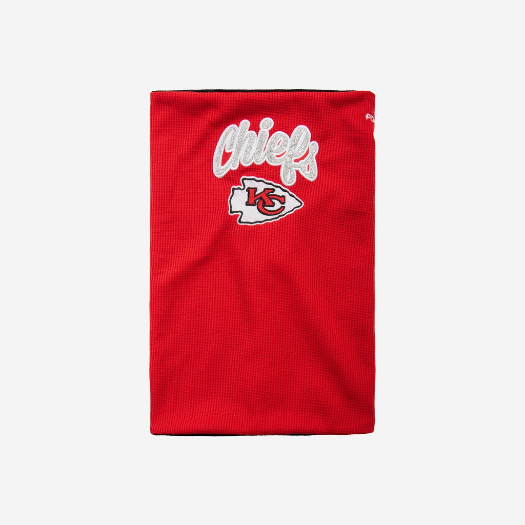 Kansas City Chiefs Glitter Waffle Gaiter Scarf FOCO