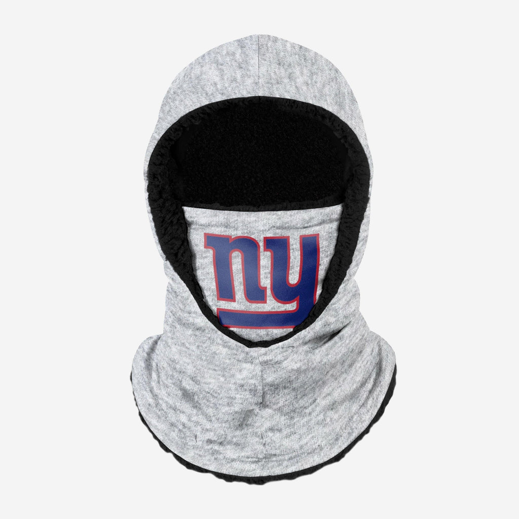 New York Giants Heather Grey Big Logo Hooded Gaiter FOCO